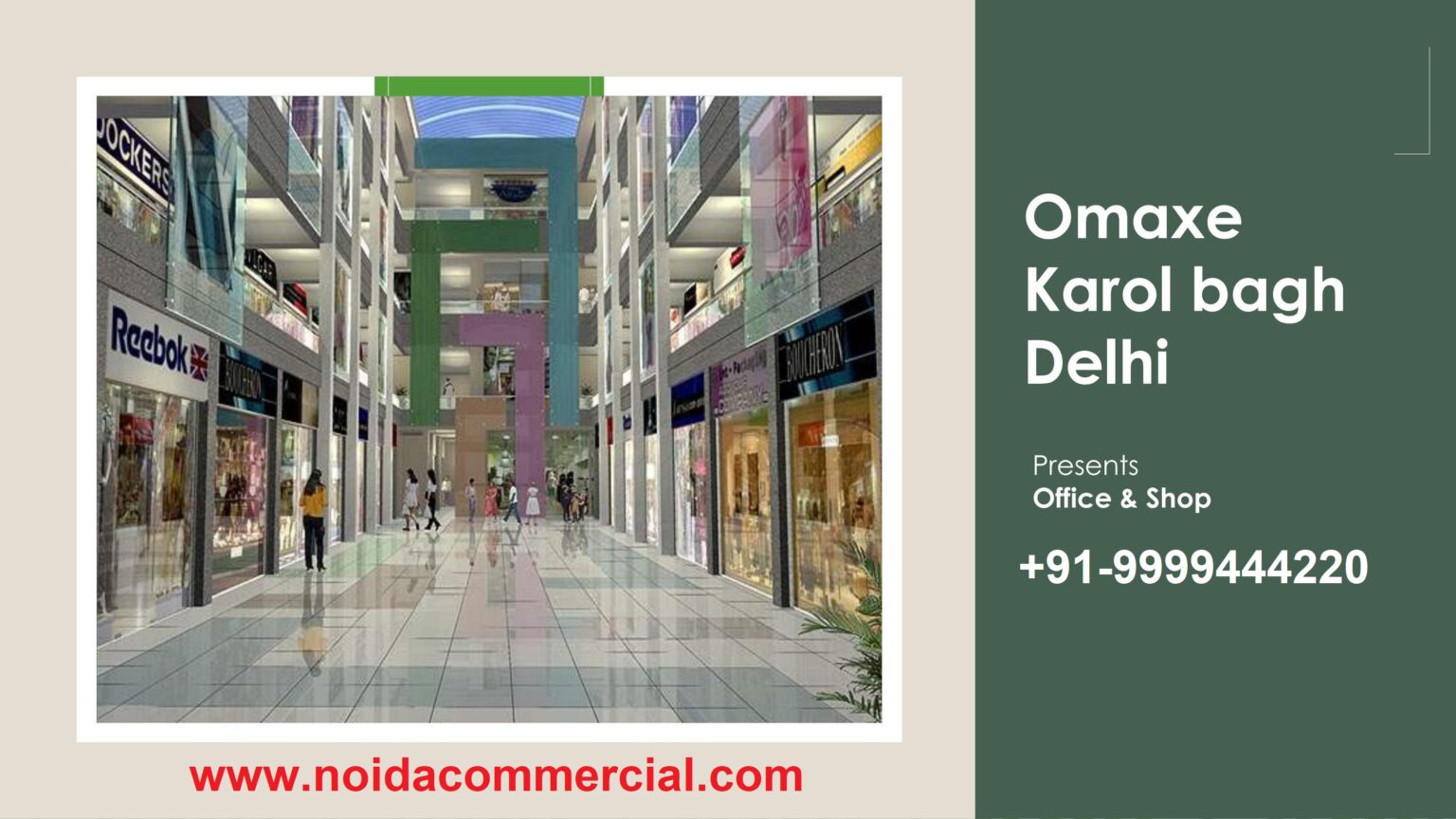 Omaxe Karol Bagh Retail Shops in Delhi